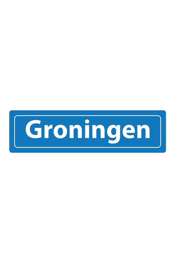 ADR-bord sticker Groningen 30x40cm - Groninger Artikelen