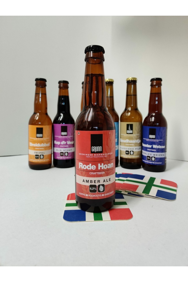 GRUNN BIER Rode Hoan - Groninger Artikelen